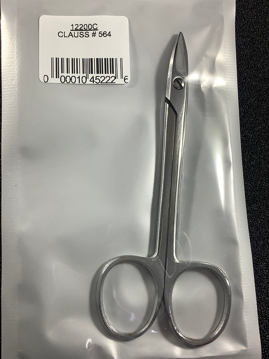 12200C - CLAUSS - CLAUSS # 564, 4" Straight Blade,Long Handle Scissors