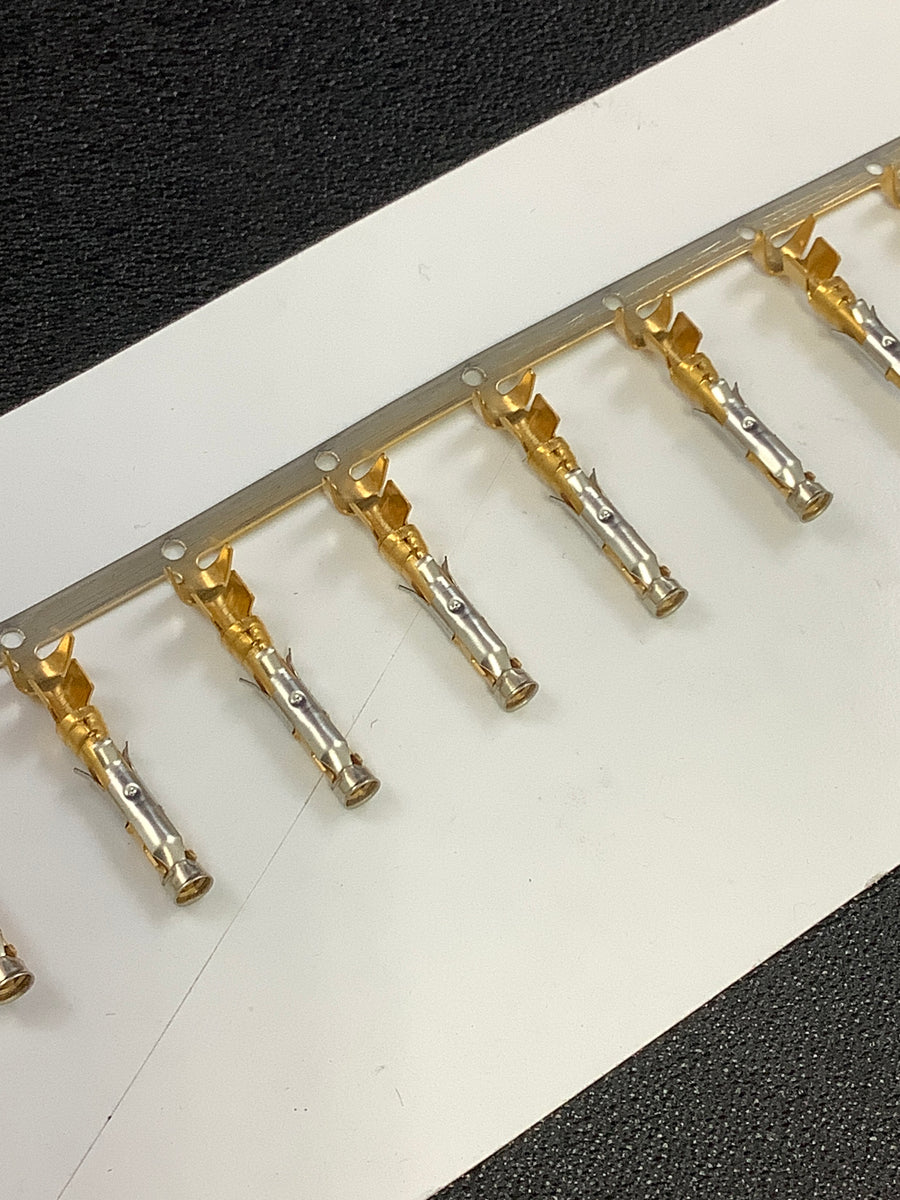 66598-2 -25 - AMP - CONN SOCKET 14-18AWG GOLD CRIMP, Chain Form, 25 co