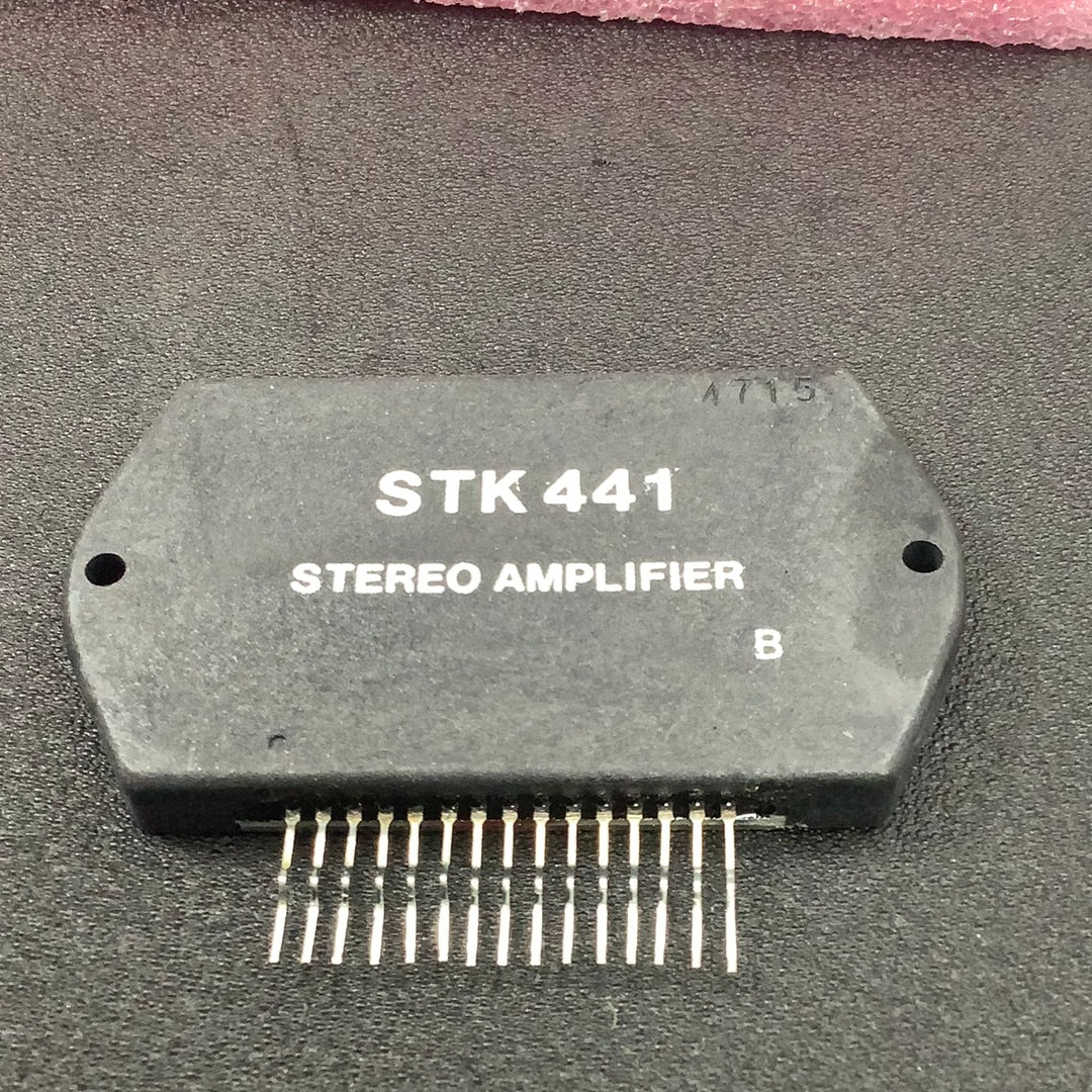 STK441 - - Stereo Amplifier 15P SIP IC 20W