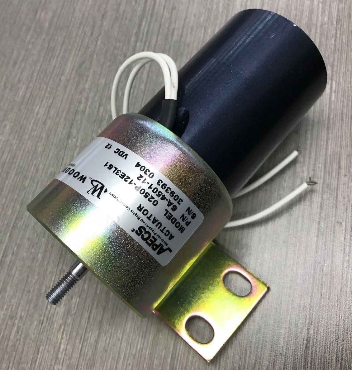 ACTUATOR, 12VDC, PUSH TYPE MODEL 0250P-12E3LS1 P/N SA-4501-12